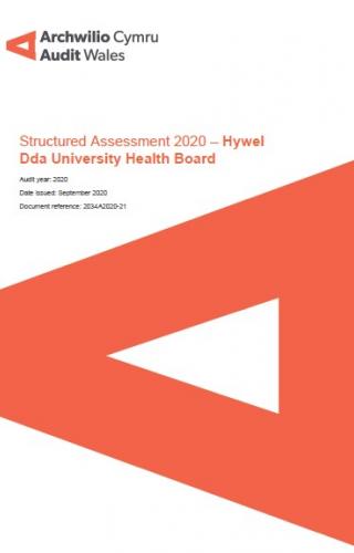 Hywel Dda University Health Board - Structured Assessment 2020 | Audit ...